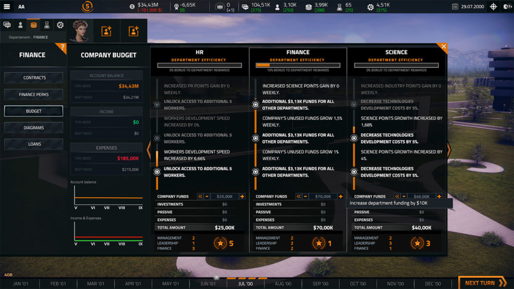 Space Company Simulator - All in! Games