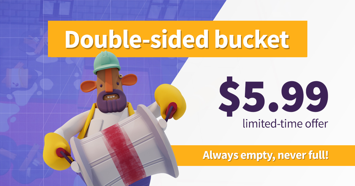 Only today: A double-sided bucket! - All in! Games