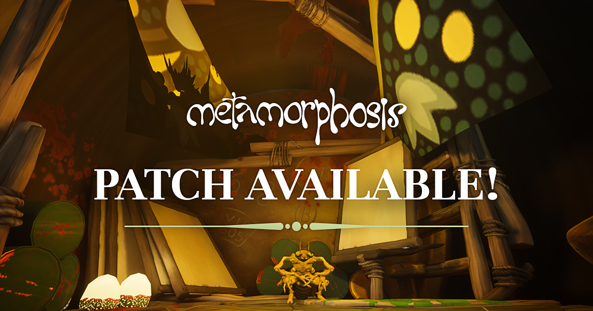 Metamorphosis Steam and GOG patch available! - All in! Games