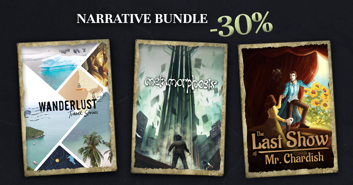 Save on narrative games with a new bundle! - All in! Games