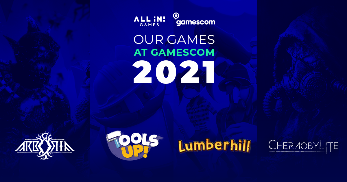 All in! Games is at Gamescom 2021! Join us online. - All in! Games